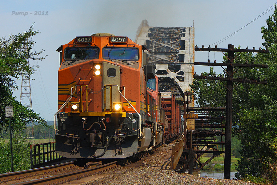 Westbound BNSF Mixed Freight Train